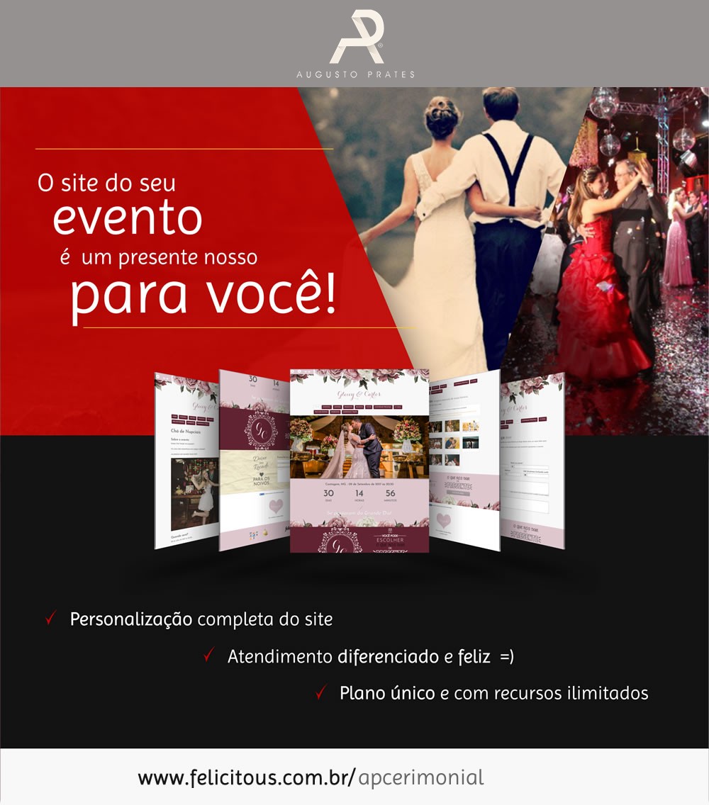 Folders › felicitous! crie seu site para casamento, 15 anos ...